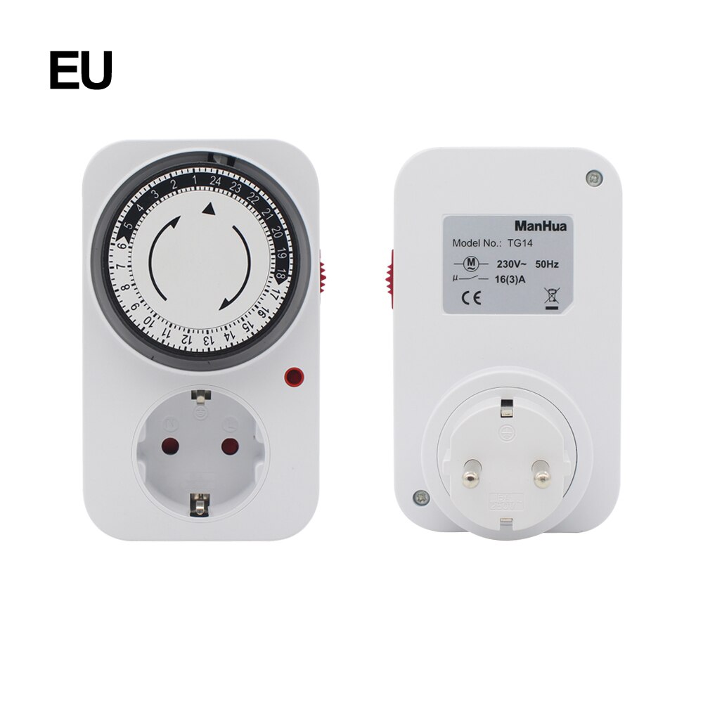 ManHua 24 Hour Programmable Mechanical Timer Switc Grandado