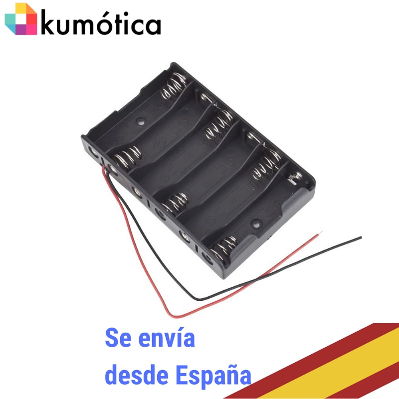 Base Baterias Batterij Mobiele Houder 6X1 5 Aa Voo Grandado