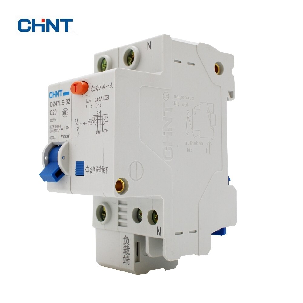 CHINT Earth Leakage Circuit Breaker DZ47LE-32 1P+N... – Vicedeal