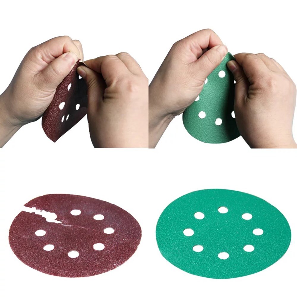 The 50pcs Anti Clog 125mm Sandpaper 5" Film Sandi... – Vicedeal