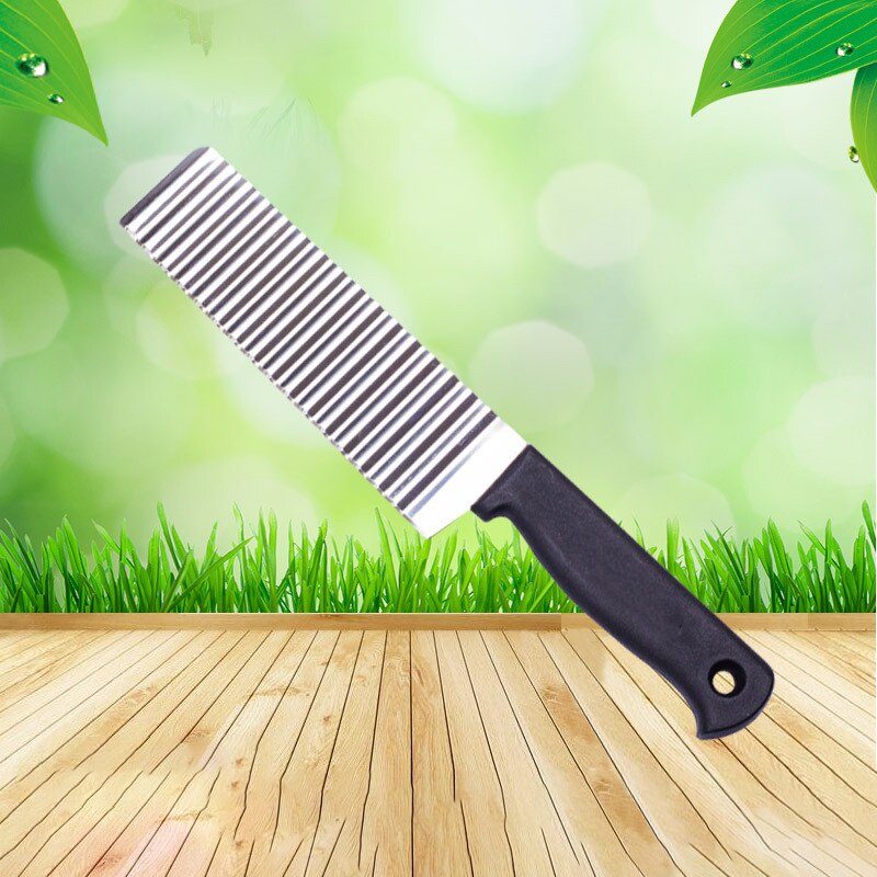 Potato French Fry Cutter Stainless Steel Serrated Blade Easy Slicing ...