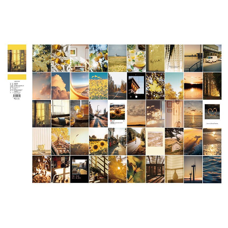 JIANWU 50 Pcs Aesthetic Landscape Sticker Book INS... – Grandado