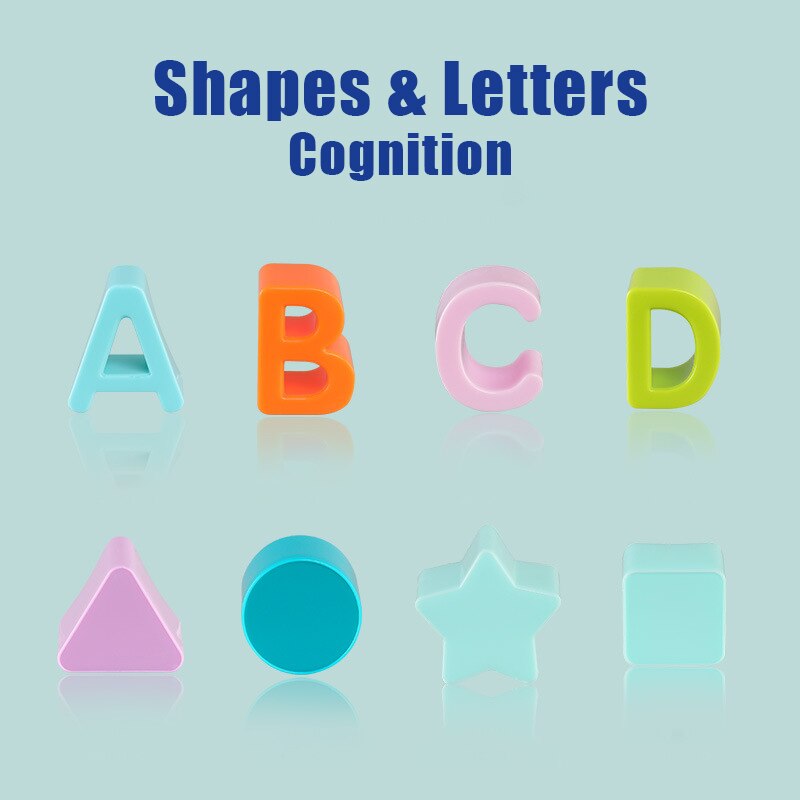 16PCS Colorful Shape Matching Toys Letter Shape Co... – Grandado