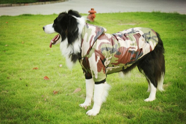 K08 Winter Grote Hond Pet katoenen Kleding Camoufl... – Grandado