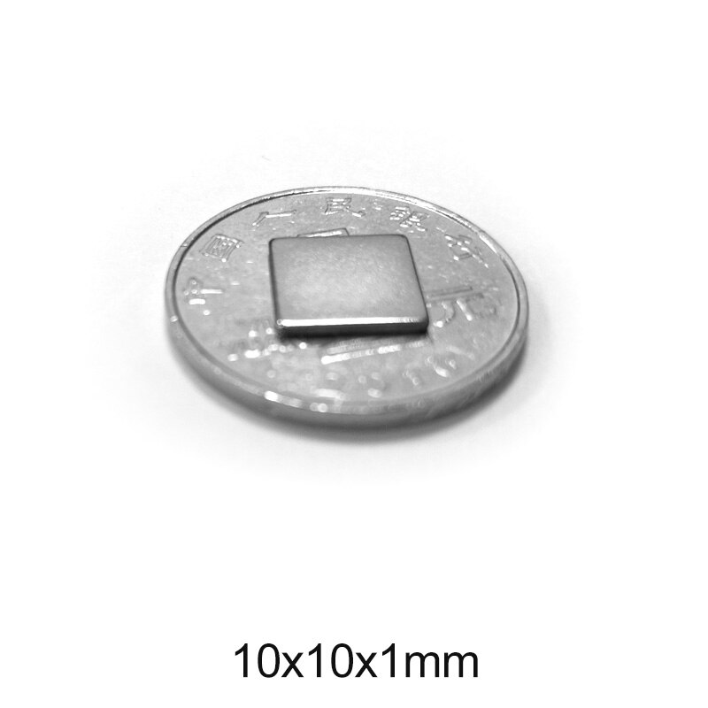 20~500pcs 10x10x1 mm Neodymium Magnet 10mm*1mm thi... – Grandado