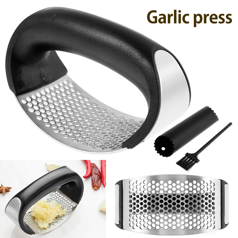 Stainless Steel Garlic Press Manual Garlic Mincer ... – Vicedeal