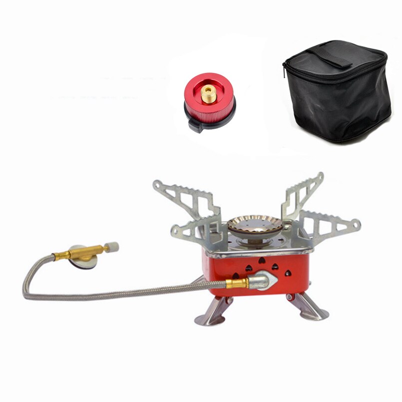 Réchaud à gaz de Camping Portable 2800W brûleur de... – Grandado