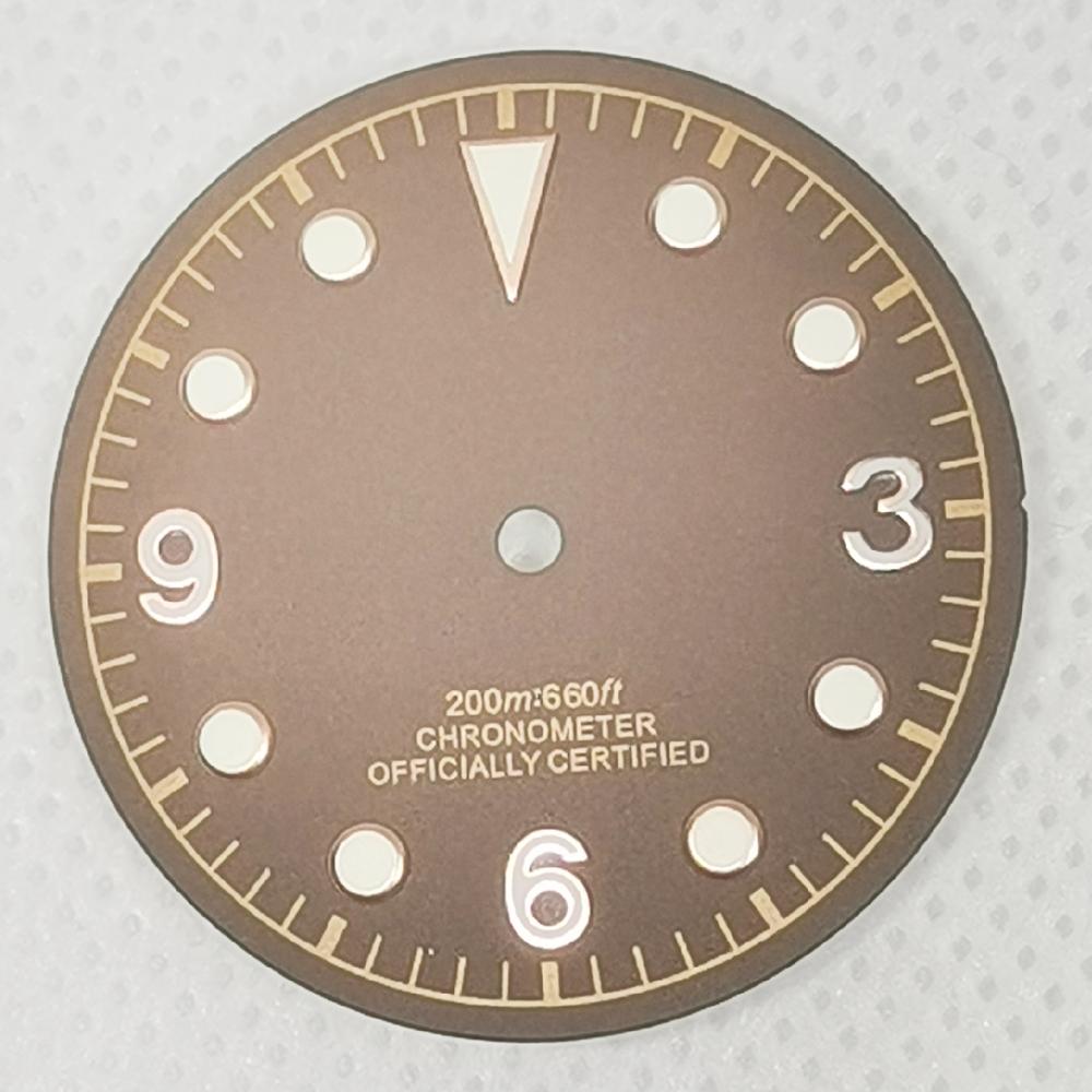 Man's Watch 30MM Green Night light Brown Dial For ... – Grandado