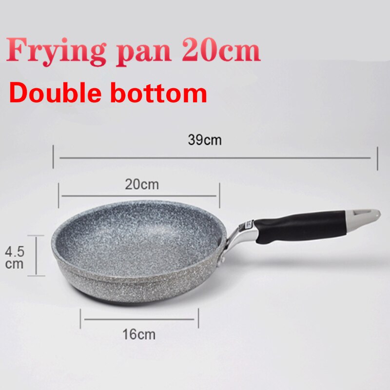 20/24/28cm Frying Pan Non-stick Wok Pans Skillet C... – Vicedeal
