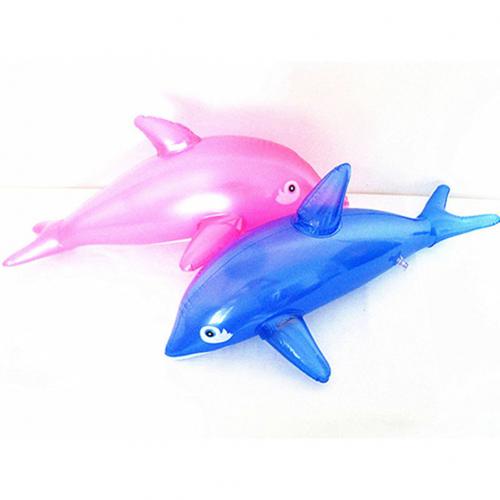Lovely 50cm Inflatable Dolphin Fish Beach Swimming... – Grandado