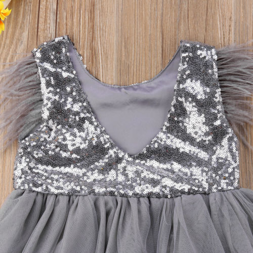 Cute Sequin Dress for Girls Toddler Princess Party... – Vicedeal Cute Sequin Dress for Girls Toddler Princess Party... – Vicedeal