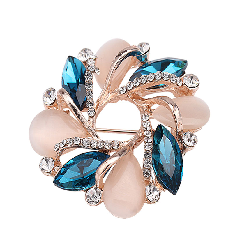 Bauhinia Van Rose Goud Opaal Serie Broche Pin Mode... – Vicedeal