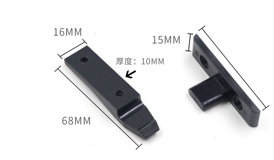 20Pcs/Lot Black Plastic Quick Fitting Furniture Pa... – Grandado