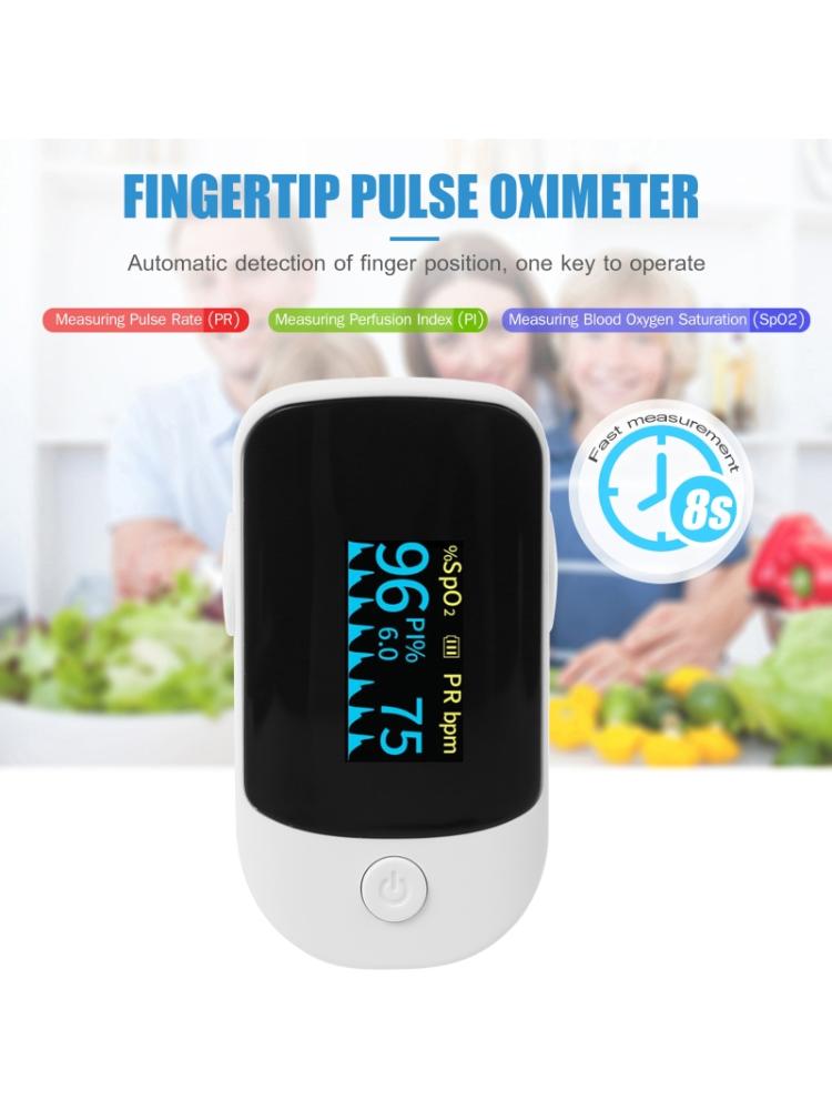 Finger Tip Pulse Oximeter Meter Spo2 Heart Rate Mo... – Grandado