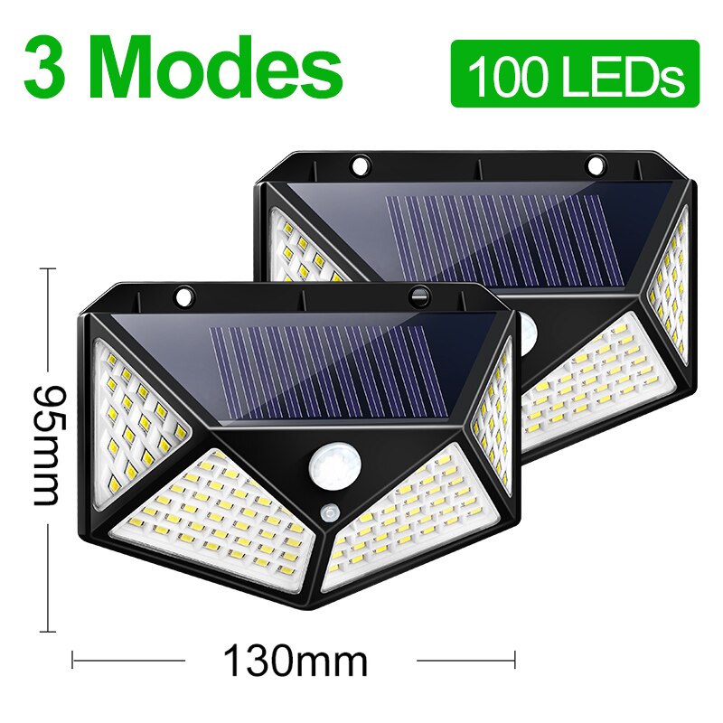 100 Led Solar Light Outdoor Solar Lamp Aangedreven... – Grandado