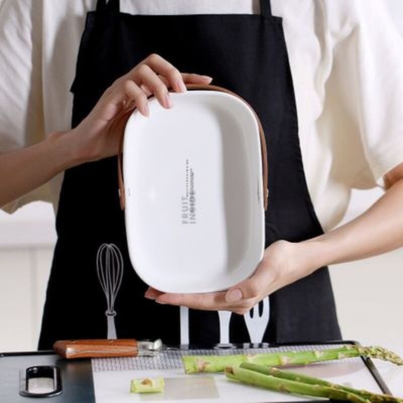 Ceramic Tableware Storage Barrel Fruit Salad with ... – Grandado