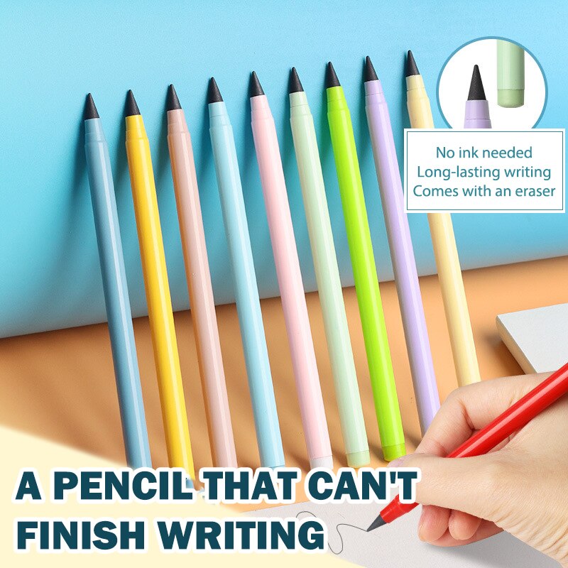 Office Writing Pencils Colored Metal Eternal Penci... – Grandado