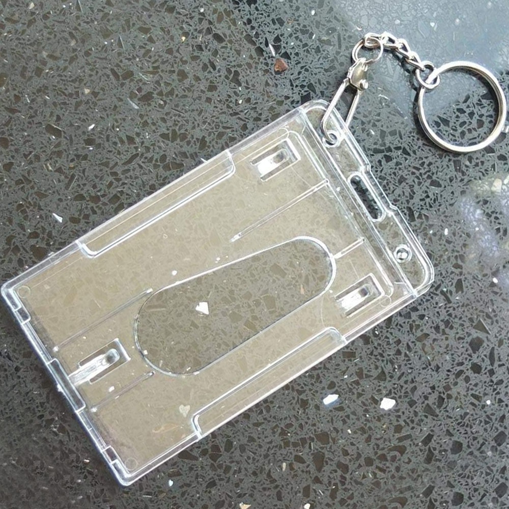 3 10 Sets Hard ID Card Badge Holder 60mm x 100mm +... – Grandado