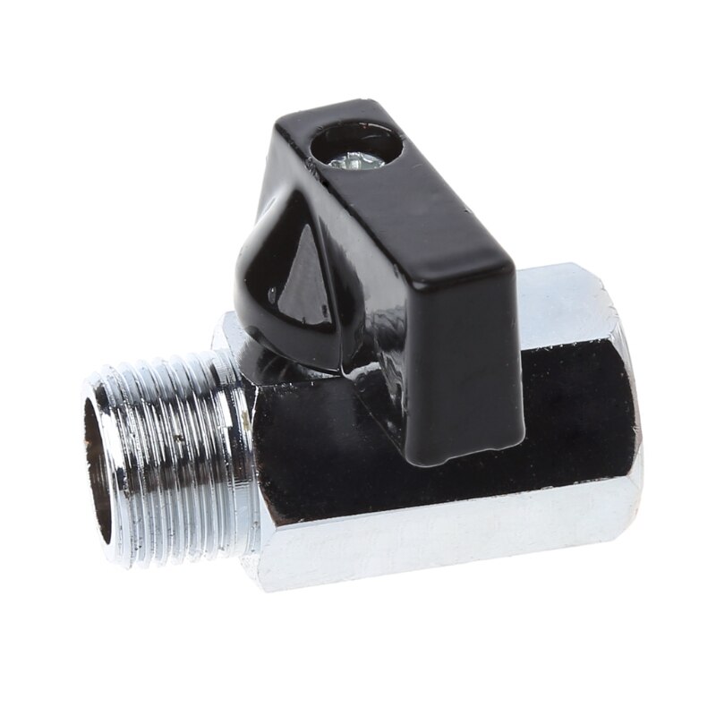 Brass Mini Ball Valve 3/8\" BSP Male to Female Thr... – Grandado