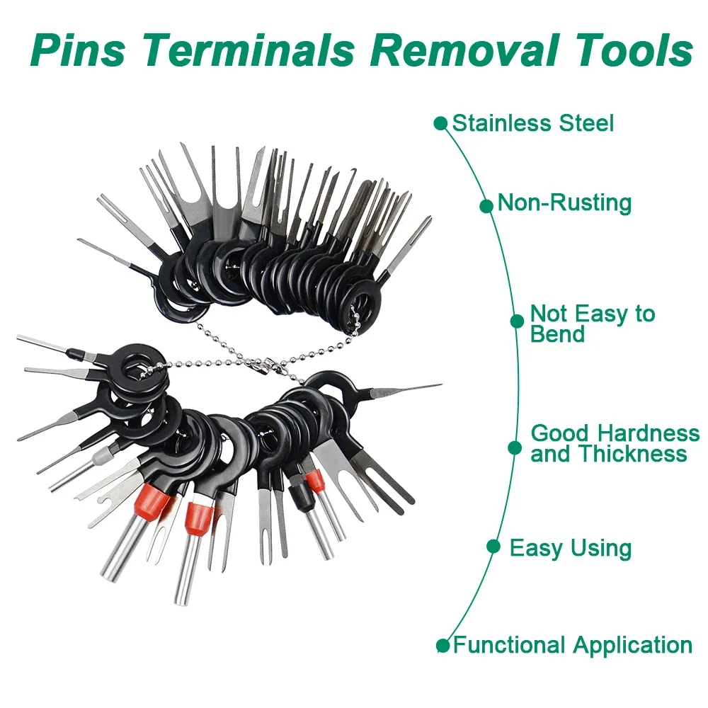 41/26pcs Car Terminal Removal Kit Box Wire Plug Co... – Grandado