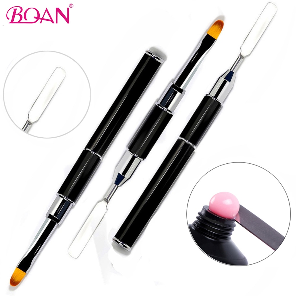 BQAN 1pc Double Side Nail Art Brush Spatula Poly N... – Grandado