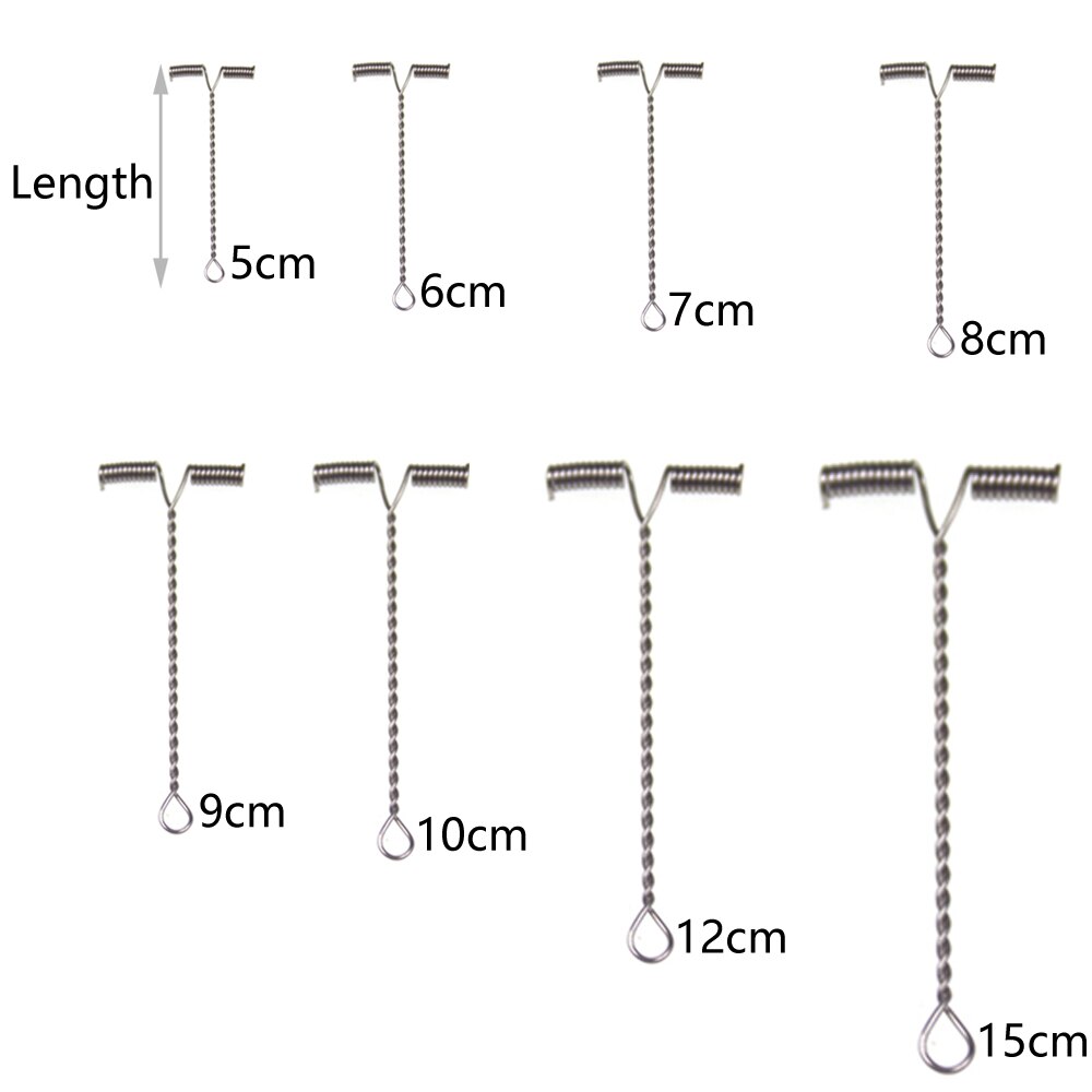 100 stücke T Form Fisch Rig Draht Arme mit Perlen ... – Vicedeal