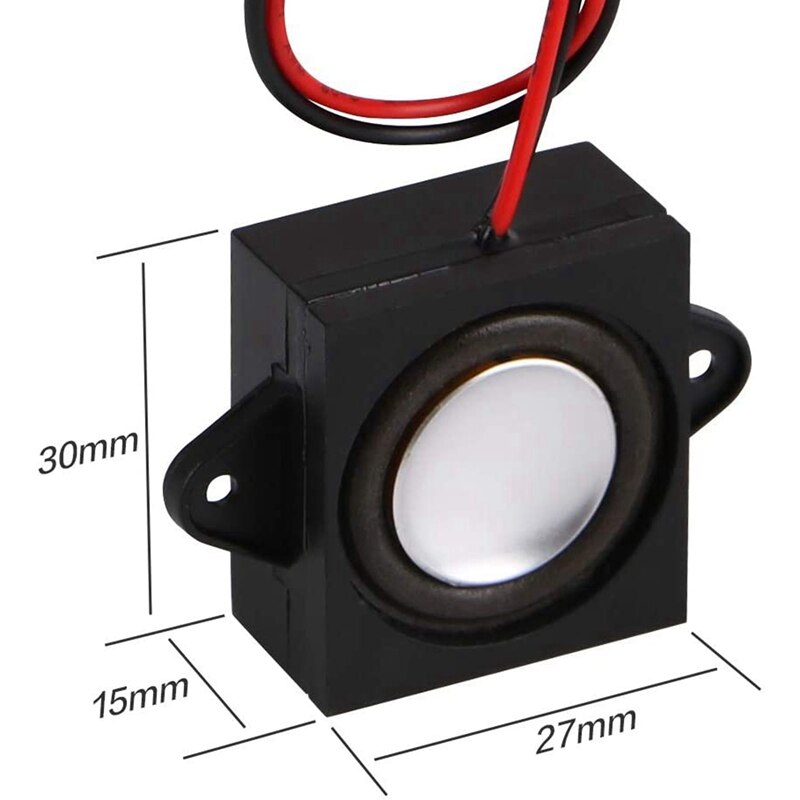 Spealler Sr 1s 2pcs Speake 5 Watt 8 Ohm Single Cavity Mini Speake Full ...