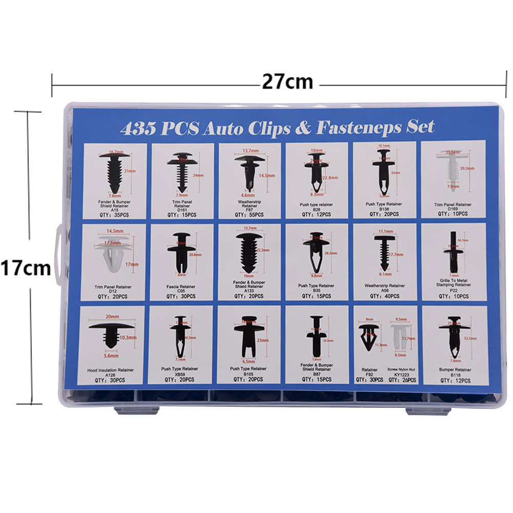 435 stk/sett bilkarosseri innvendig fender støtfan... – Grandado