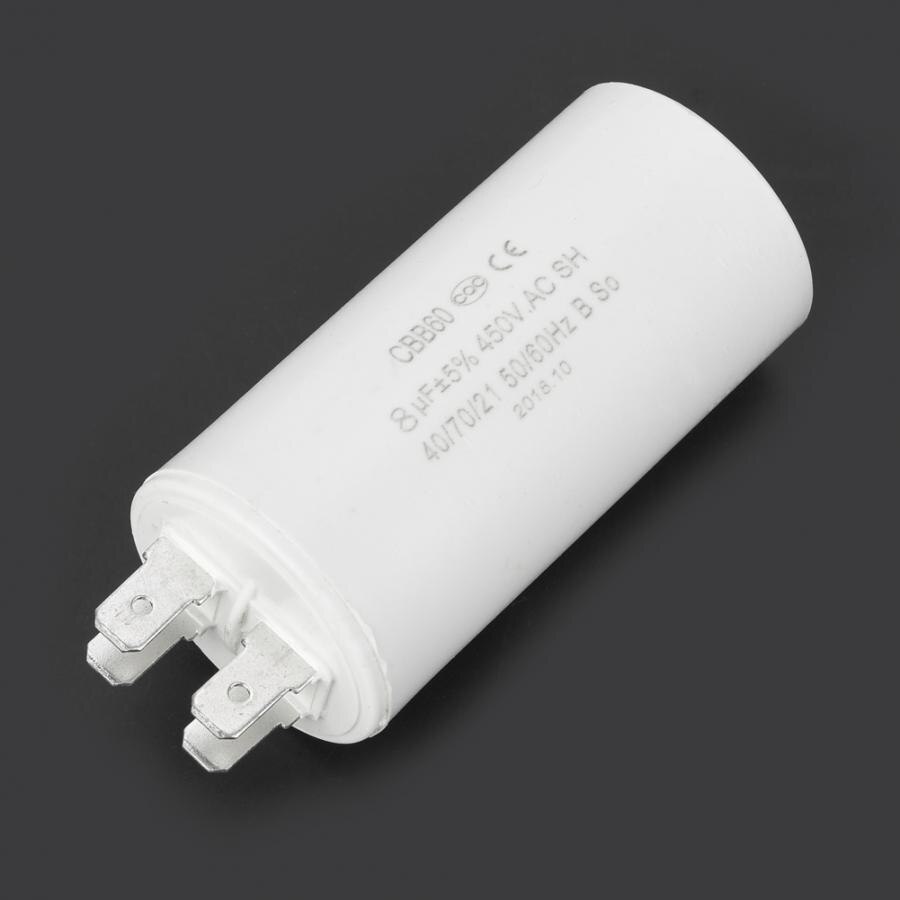 CBB60 Motor Run Capacitor 450V 8uF Motor Capacitor... – Vicedeal