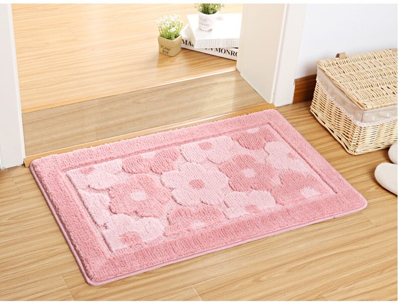 Household Floor Mat Carpet Soft Doormat Shaggy 7 S... – Grandado