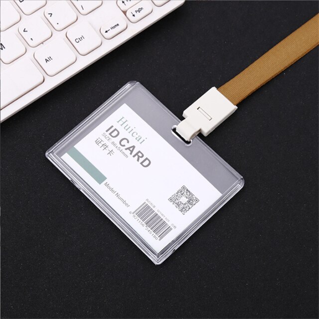 Transparante Plastic Card Mouwen Id Badge Case Cle... – Vicedeal