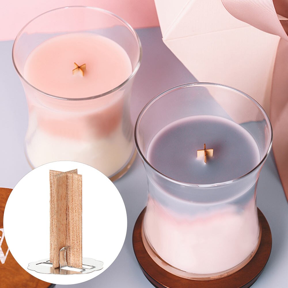 10pcs/Set Wooden Candles Wick Cross Candles Cores ... – Grandado