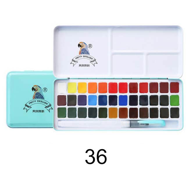 MEILIANG Solid Watercolor Paint 24/36 Colors Set M... – Vicedeal