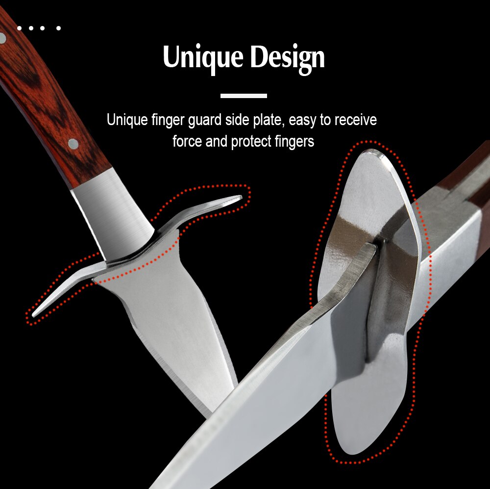 XYj Stainless Steel Oyster Knife Clam Open Shell T... – Grandado