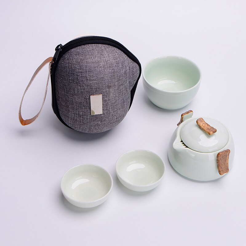 Chinese kung fu tea set gaiwan Ceramic Portable Te... – Grandado