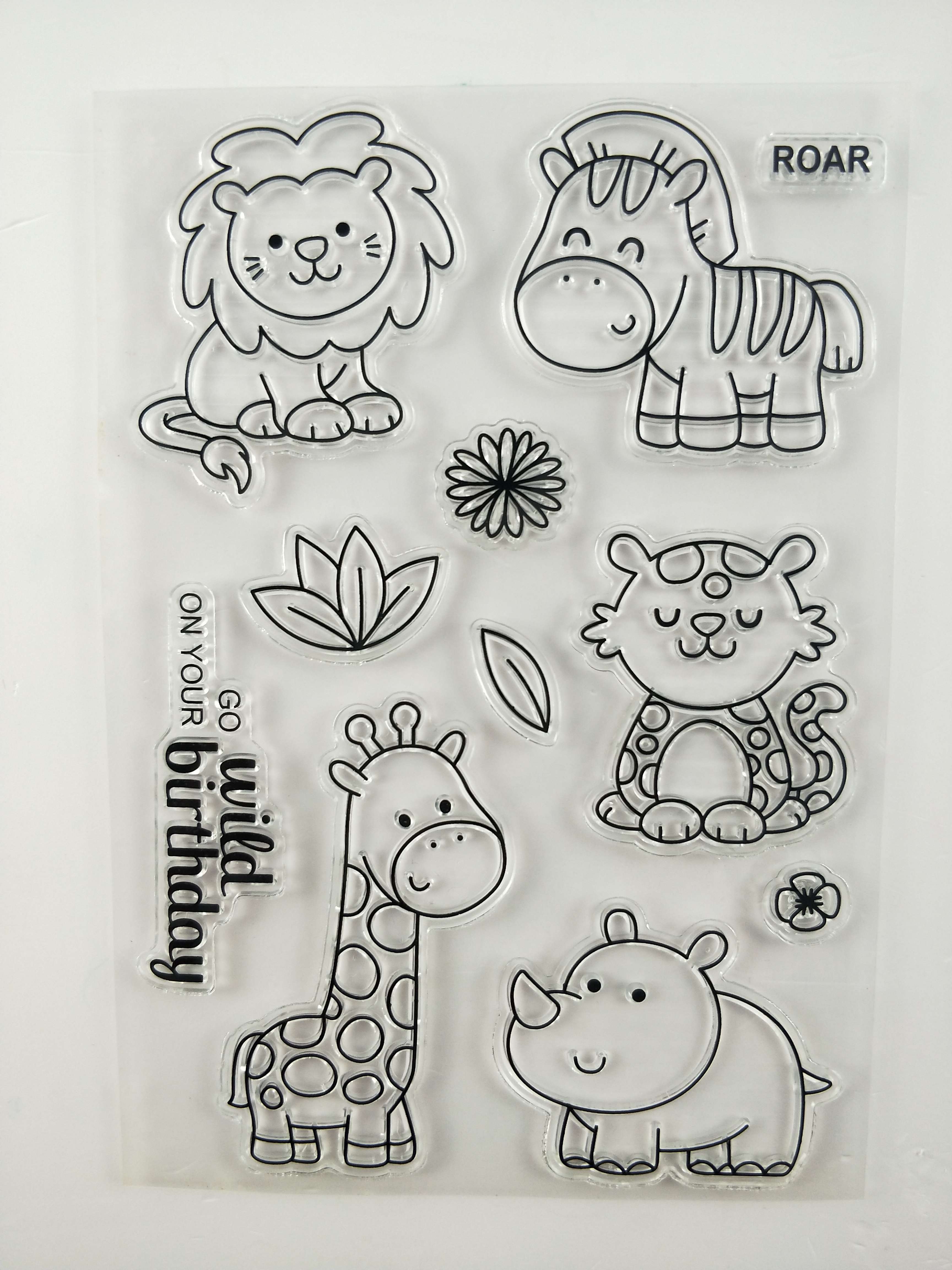 Stamp Retro The Zoo Graphic DIY Signet Handmade Tr... – Vicedeal