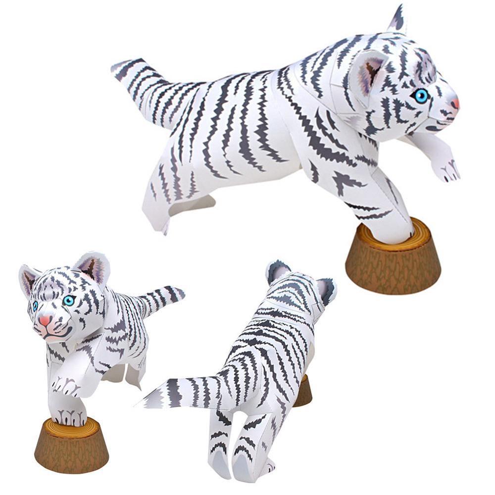 9Pieces Set Cat Dog Tiger Horse Dog Pet Paper Mode... – Grandado