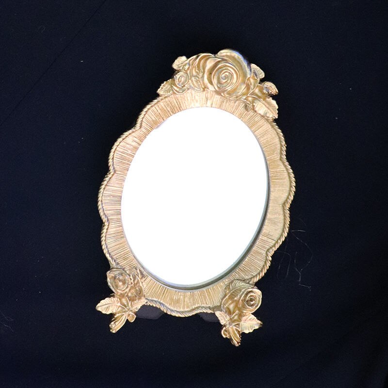 European-American Style Carved Rose Mirror with So... – Grandado