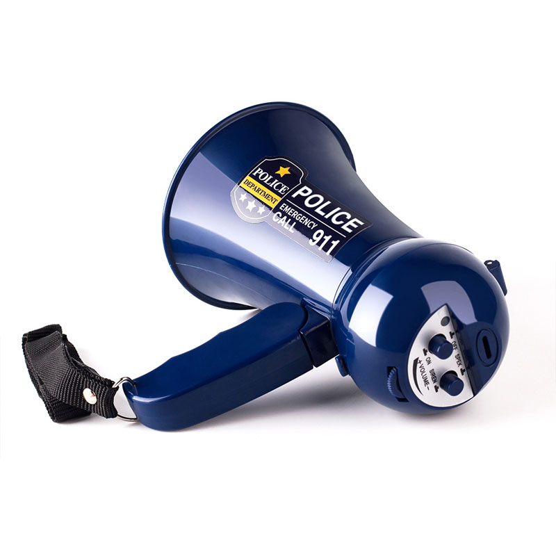 Police Boy Toy Small Horn Mini Megaphone Foldable ... – Grandado
