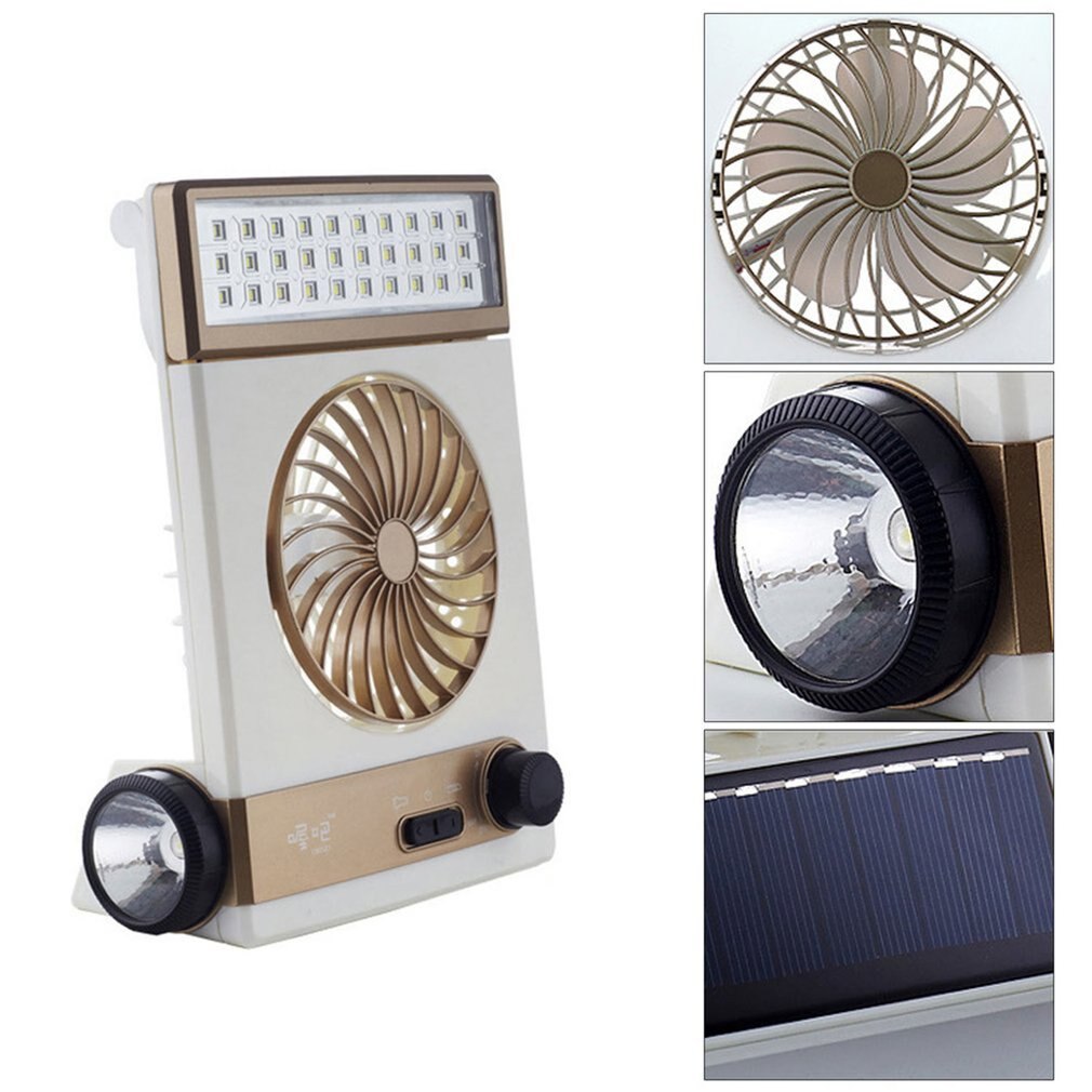 Multi-function Outdoor Solar Light with Fan Flashl... – Vicedeal