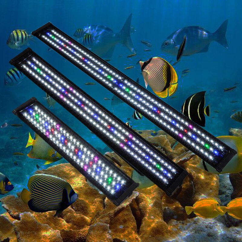 30-60CM EU US Plug LED Aquarium Fish Tank Light La... – Vicedeal