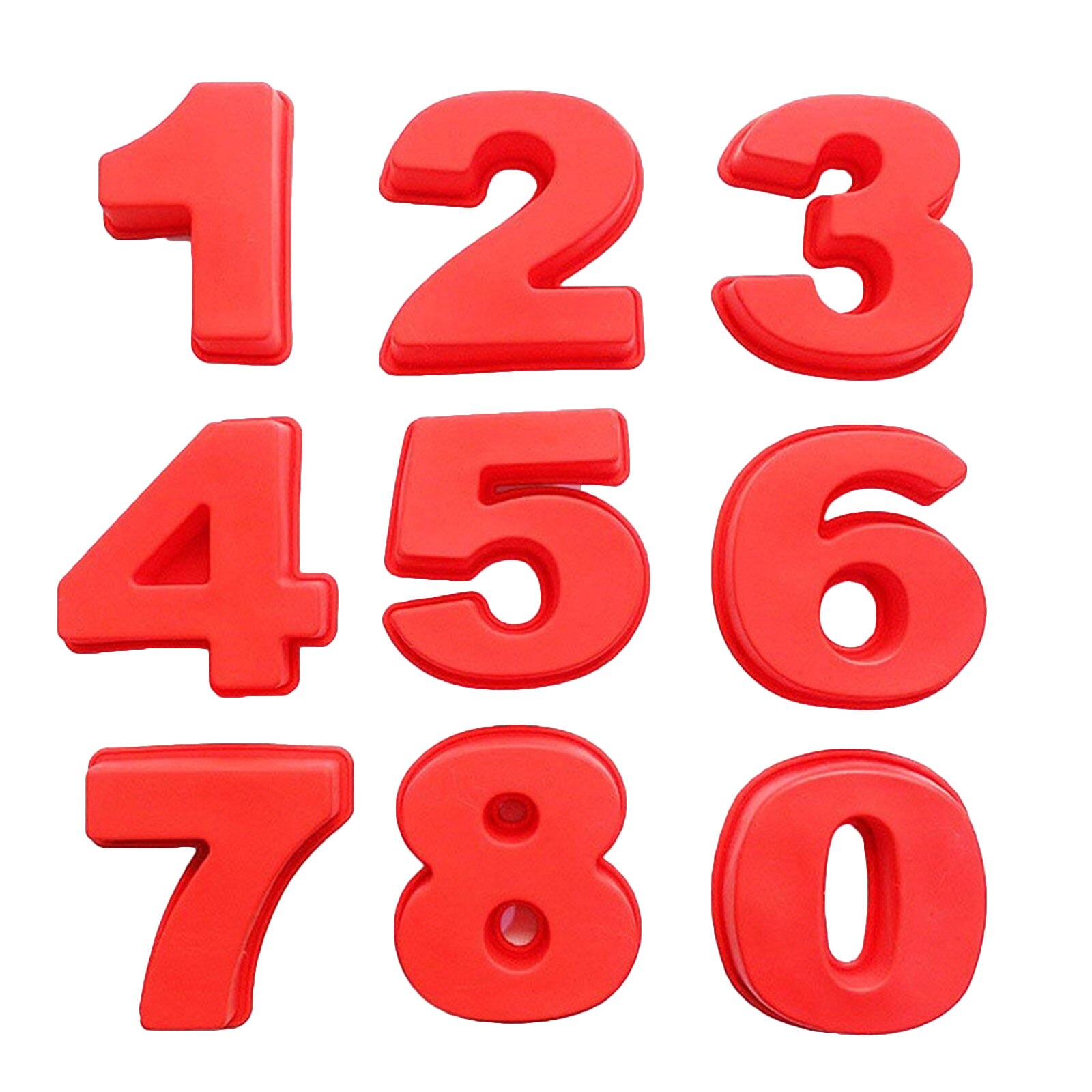 Birthday Number Silicone Cake Mold Pizza Pan Bakin... – Vicedeal