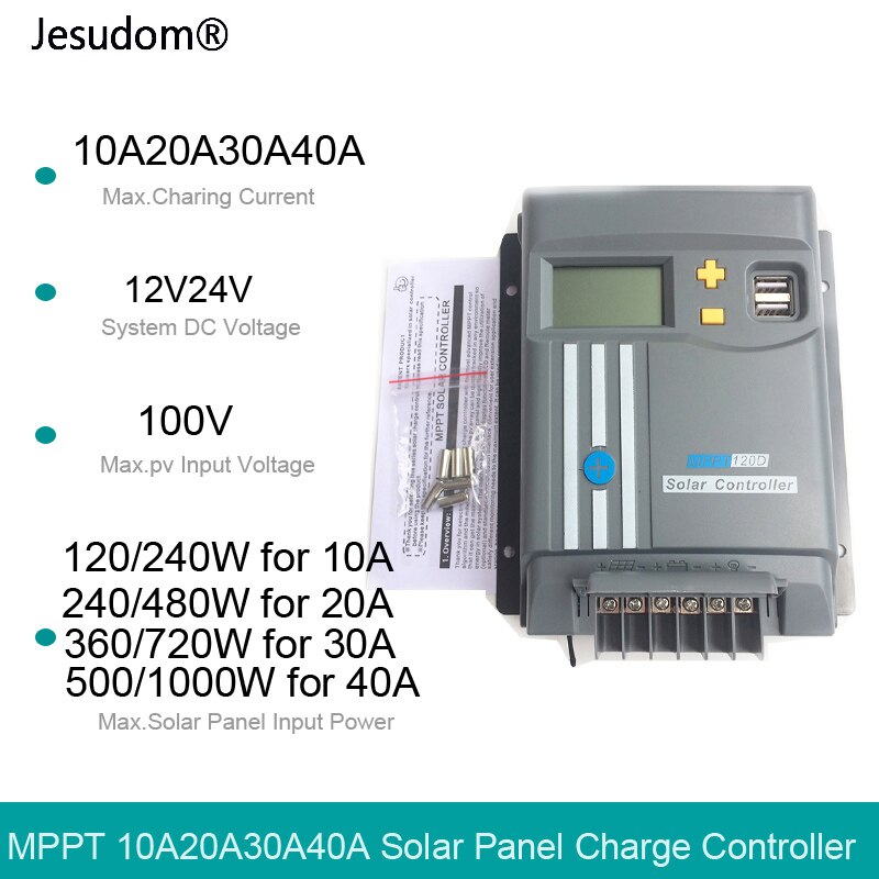 Mppt Solar Controller Lithium LifePo4 10A 20A 30A ... – Grandado