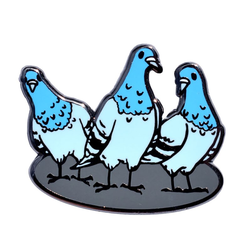 Pigeon Enamel Pin – Grandado