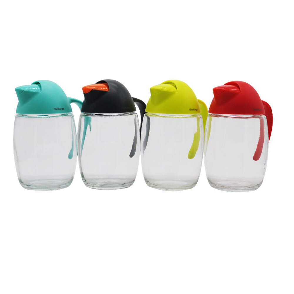 Penguin Automatic Screw Cap Glass Oil Can Oil Cont... – Grandado