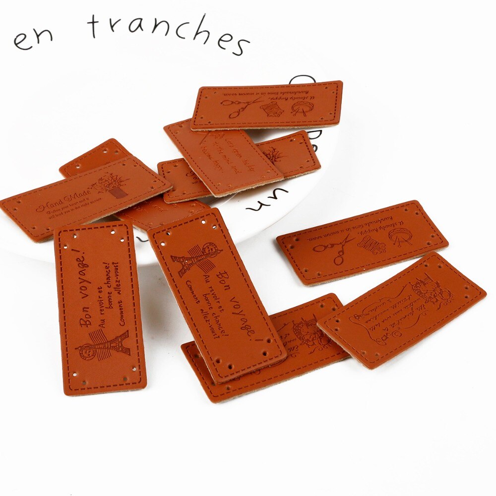 10pcs Handmade Pick Style Embossed Label Letter Pa... – Vicedeal