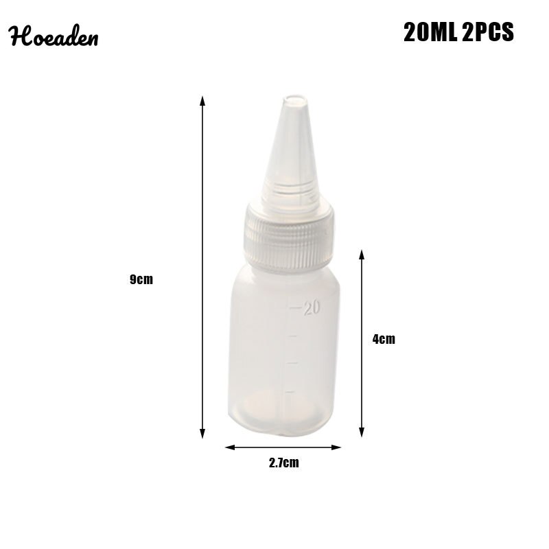 2 Pcs Plastic Small Squeeze Bottles and Caps Food ... – Vicedeal
