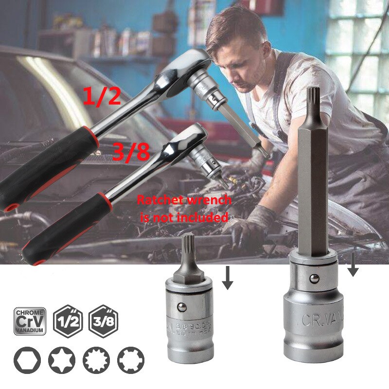 LAMEZIA 40pcs/set Carbon Steel Batch Head Kit Star... – Grandado