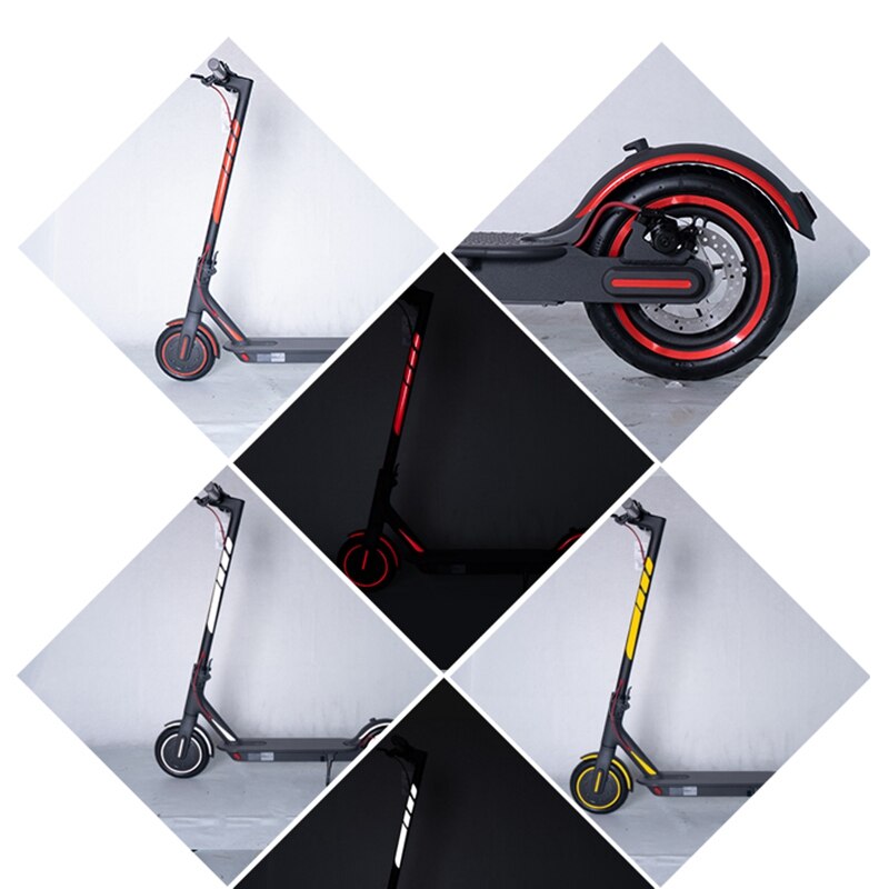 1 Set Reflective Stickers Scooter Full Set Sticker... – Vicedeal
