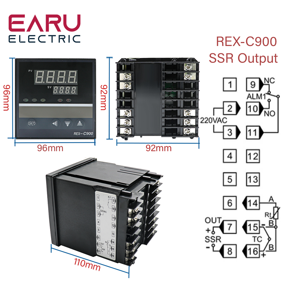 Pid Digital Intelligent Industrial Temperature Con Grandado 